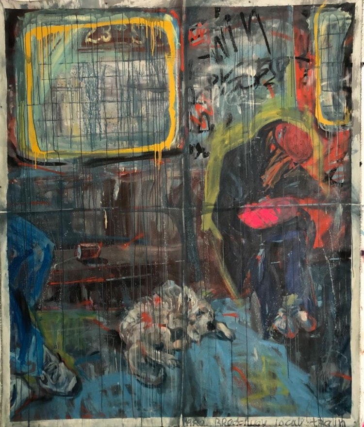 “23 street. Broadway local train” by Evgeny Merman