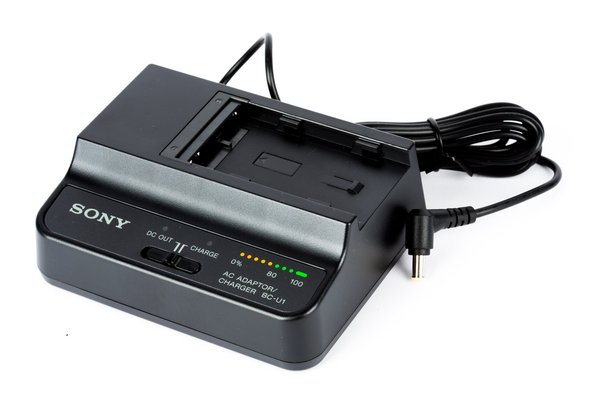 Rent a Sony BC-U1 Battery Charger & AC Adapter for FS7M2, FS7, & FS5 at LensProToGo.com
