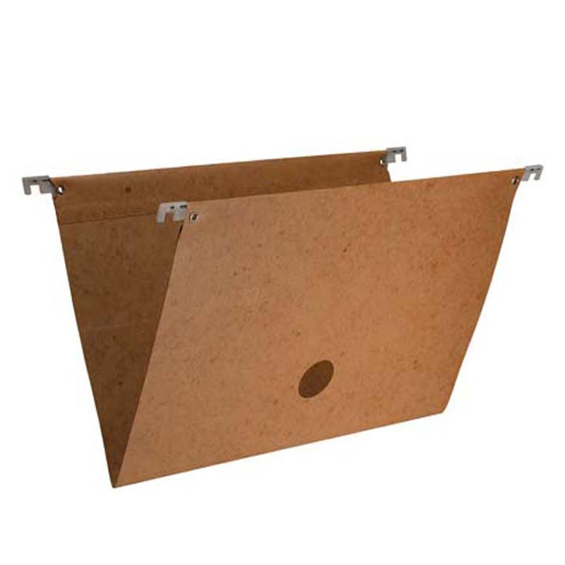 Pasta suspensa Marmodello plastificada castanho 40F Dello - Lepok