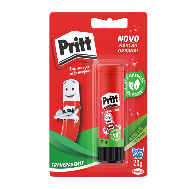 Cola bastão Pritt 20g Blister - Henkel - Lepok