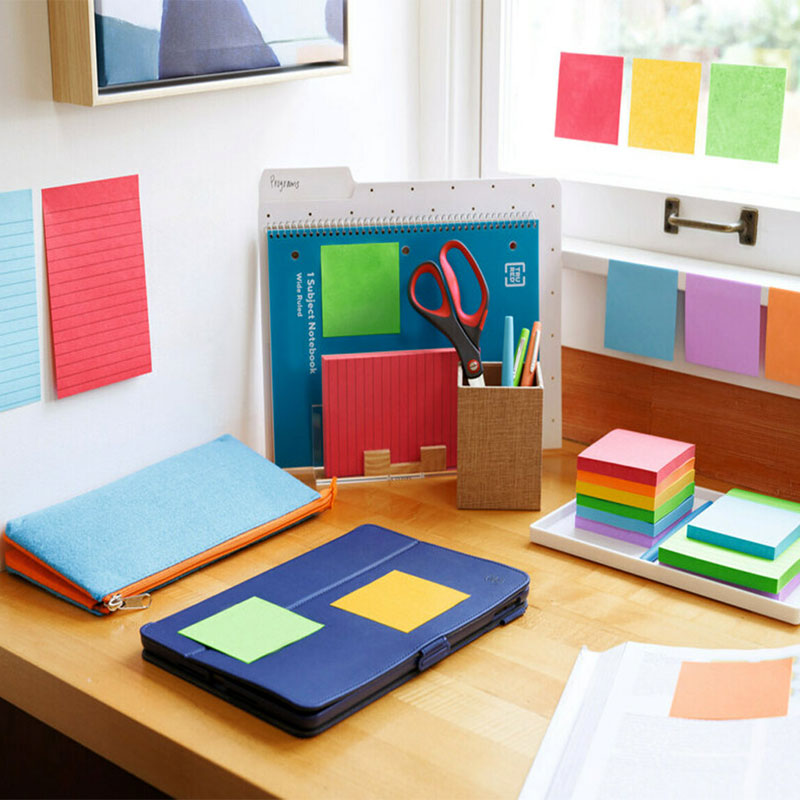 Bloco de notas adesivas Post-it coleção diversão 76x76mm 270 folhas ...