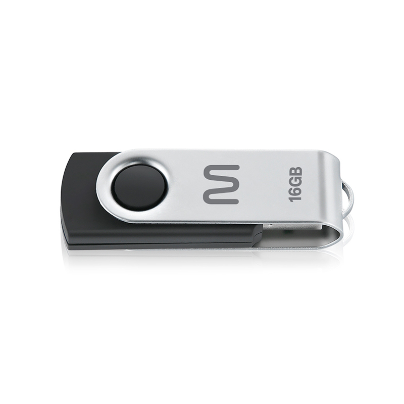 Pen drive 16GB - PD588 - Multilaser - Mídias e Drives - Lepok