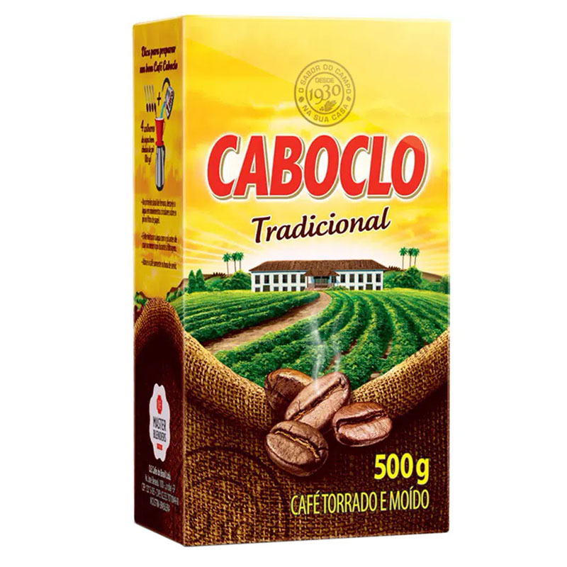 Café tradicional pacote 500g vácuo - Caboclo - Coffee Break - Lepok
