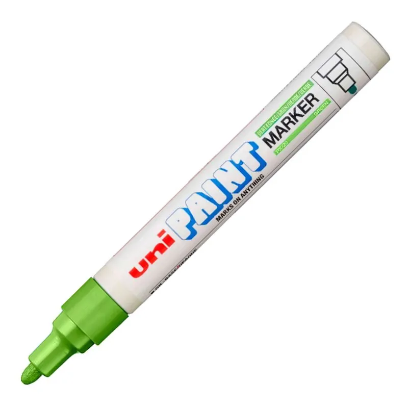 Marcador permanente Paint Marker verde claro PX-20 Uni-Paint - Escrita ...