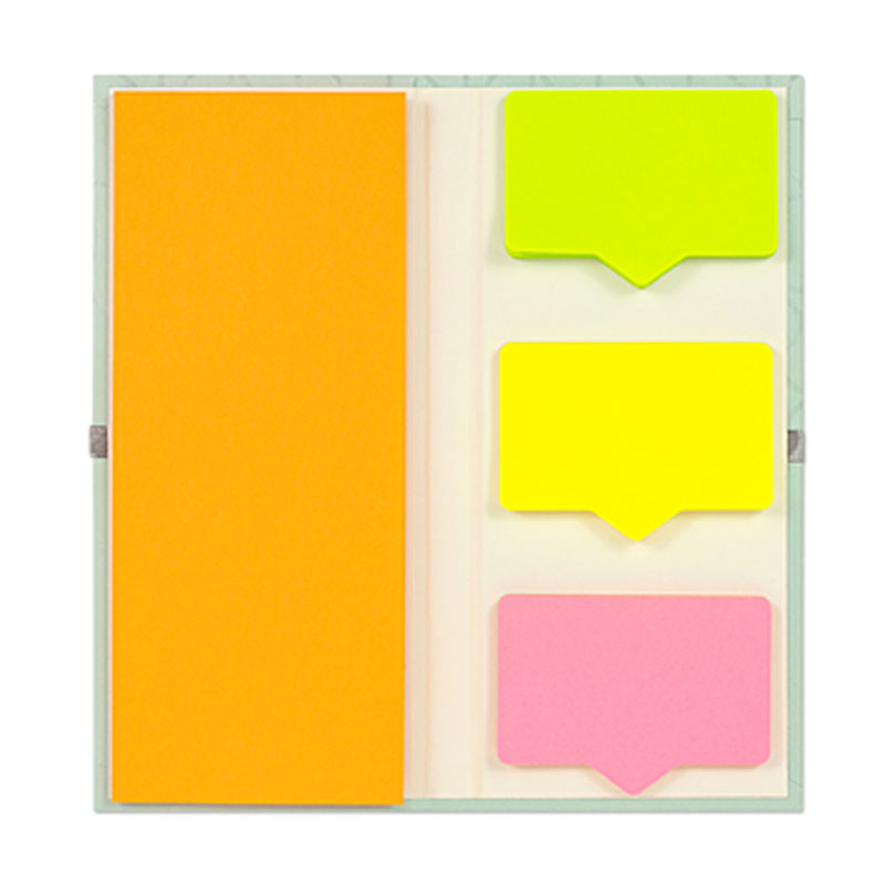 Conjunto sticky notes 4 blocos Orna moderna 9310-5 - Ótima - Escritório ...