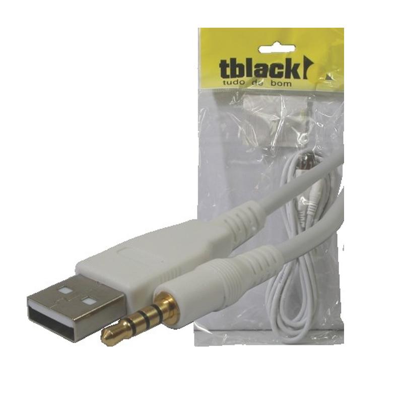 Cabo de áudio P2 x USB-A macho - 1,80 metros - 70185 - TBlack ...