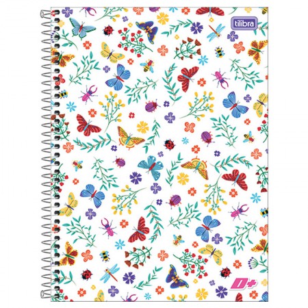 Caderno espiral capa dura universitário 10x1 - 200 folhas - D Mais ...