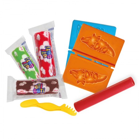 Massinha kit massa de modelar Dinossauros Utiguti 600106 - Licyn - Lepok
