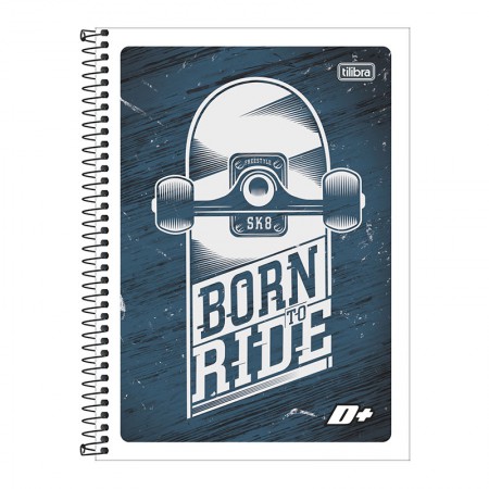 Caderno espiral capa flexível universitário 10x1 - 200 folhas - D Mais ...