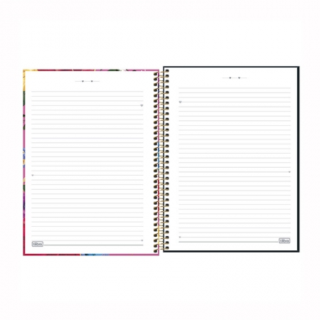Caderno espiral capa dura universitário 1x1 80 folhas Le Vanille - Capa ...