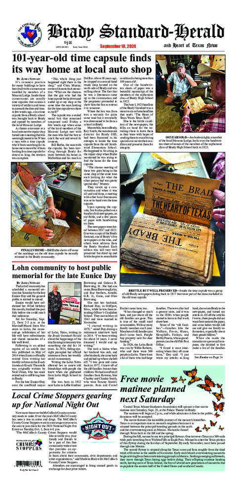 Brady Standard-Herald Online