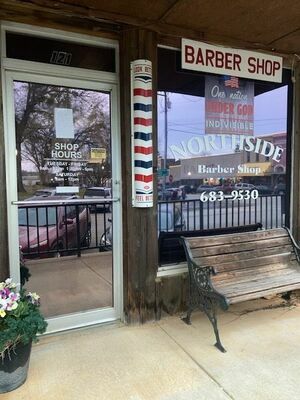Barber shop getting clipped from Square
