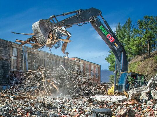 Demolition continues