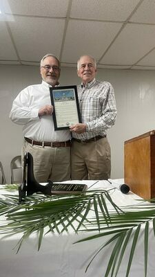 Almyra Fire Chief Honored with Forty Year Retirement Reception