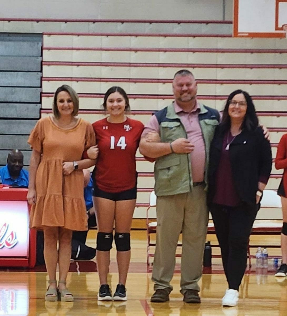 SFHS Volleyball Seniors honored