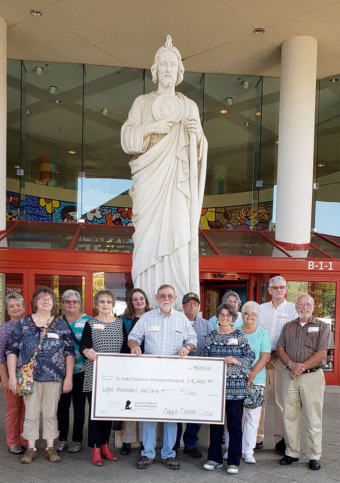 Year-long effort by ‘Cayce Cancer Crew’ benefits St. Jude
