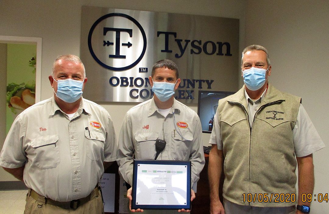 TYSON AWARDED