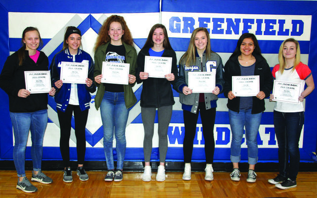 Greenfield Volleyball Team Wins MSHSAA Outstanding Scholarship Awards