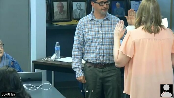 Lockwood Aldermen and Mayor Sworn In