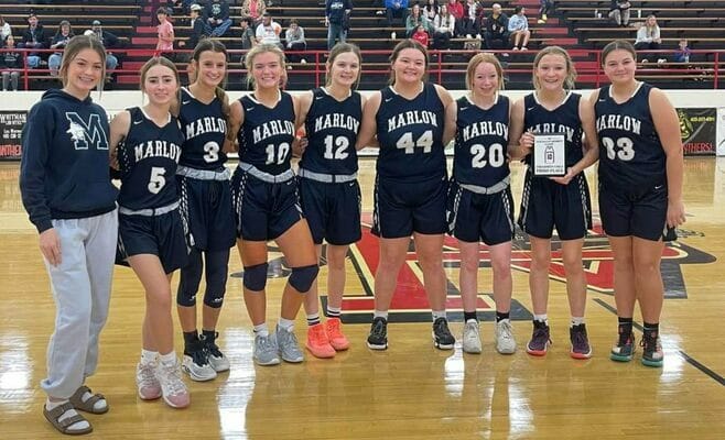 Lady Outlaws freshman place 3rd in JDG Pauls Valley Tournament