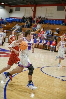 Bray-Doyle Basketball Action on the Court