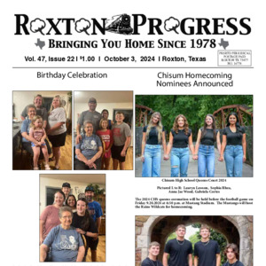 The Roxton Progress Online