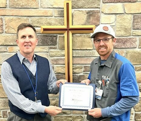 Jason Meeker named WMH’s Employee of the Quarter