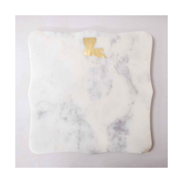 The Royal Standard > Louisiana > Marble Serving Board - Lewis Gifts