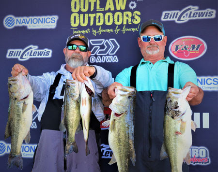 Rodney Dotson and Larry Cotten Rat-L-Trap Champs