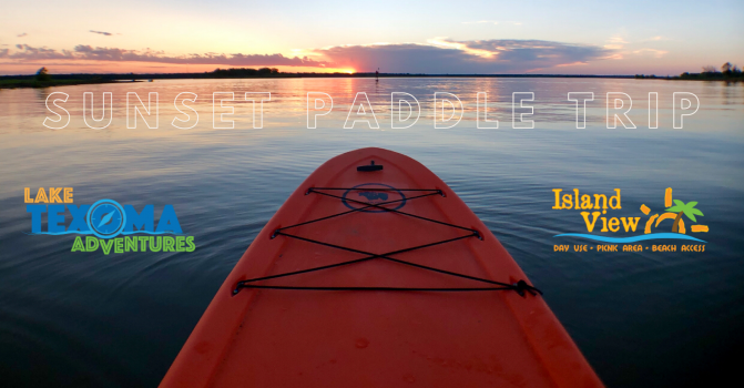 Lake Texoma Adventures' Sunset Paddle Trip - Lake Texoma