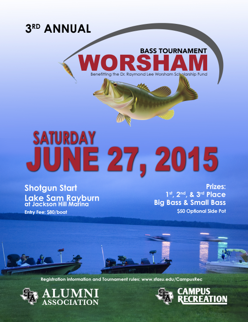 3rd Annual Worsham Bass Tournament - Lake Sam Rayburn
