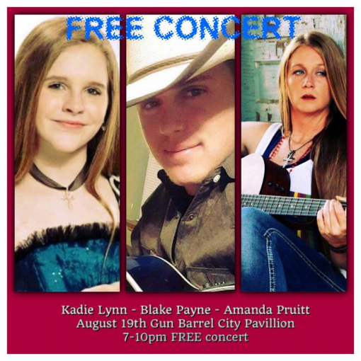FREE CONCERT WITH AMERICA'S GOT TALENT SEMI-FINALIST KADIE LYNN, BLAKE ...