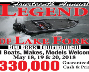 Legend Of Lake Fork Big Bass Tournament Lake Fork