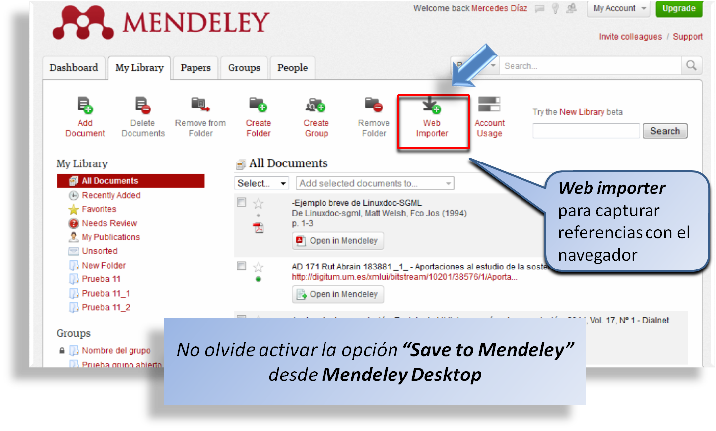 Importar / Exportar referencias - Mendeley - Guías de la BUS at ...
