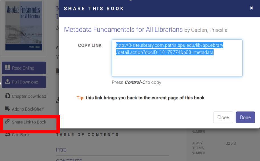 Link to an Ebook - ProQuest Ebook Central : EBook Collection ...