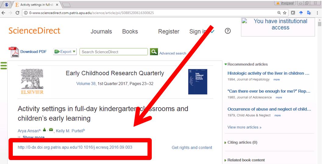 ScienceDirect - Databases Permalinks - LibGuides at Azusa Pacific ...