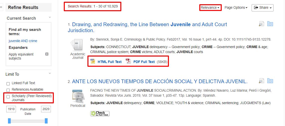 Criminal Justice Abstracts - Get Started with Criminal Justice ...