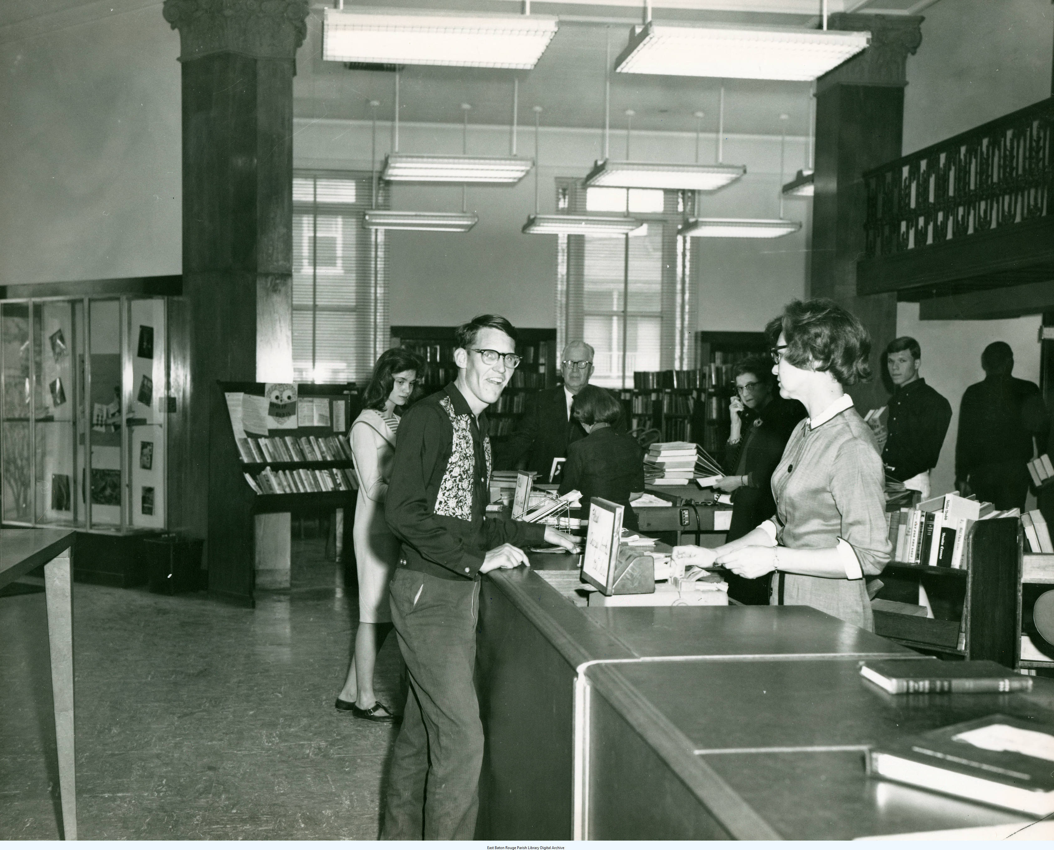 Old Downtown Library Photographs - River Center Branch Construction ...