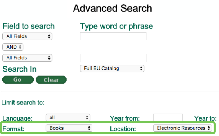 ebooks - Finding and using ebooks - Subject Guides at Binghamton ...
