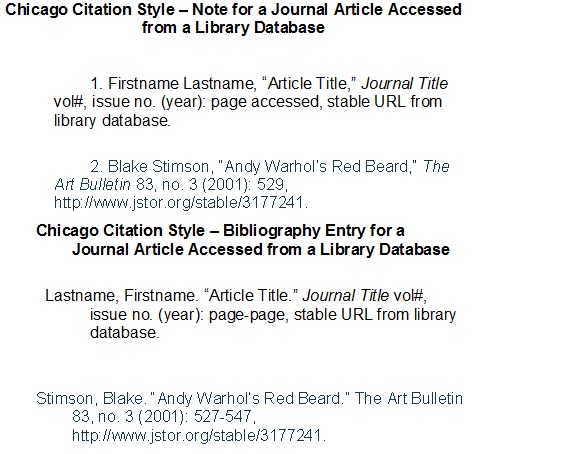 Citing Sources Art And Art History Research Guides At Knox College