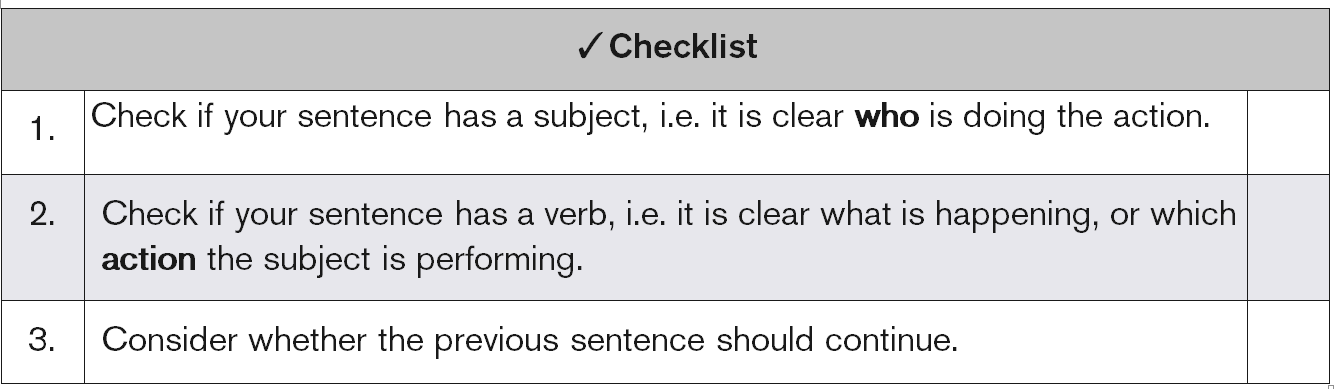 Grammar Toolkit Sentence Structure Centre For Learning And Study 