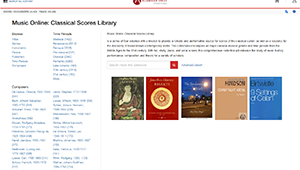 Scores - Music - Library at University of Calgary
