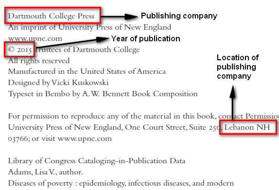 Books, Reports, & Documents (i.e. PDFs) - APA Style, 6th Edition ...