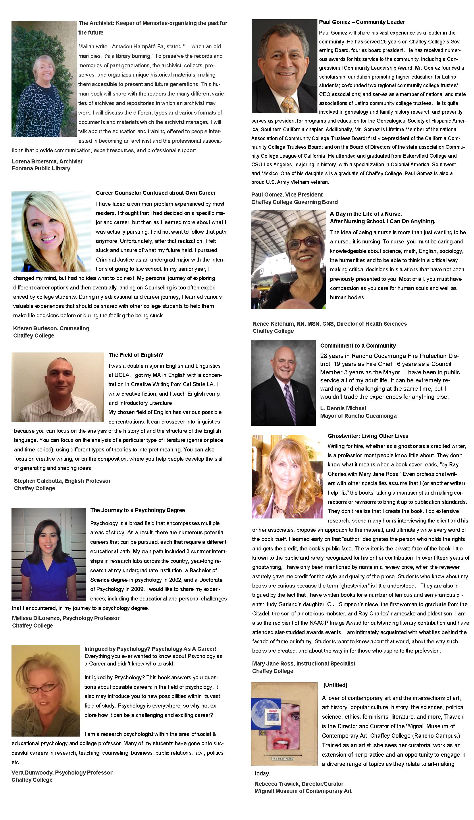 September 9, 2015 (Fall 2015) - The Human Library at Chaffey College ...