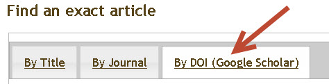 How do I find an article by DOI in Google Scholar? - Quick Answers