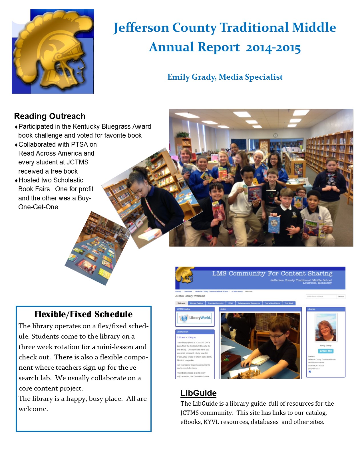 2014-15 - JCTMS Annual Report - LibGuides at Jefferson County Public ...