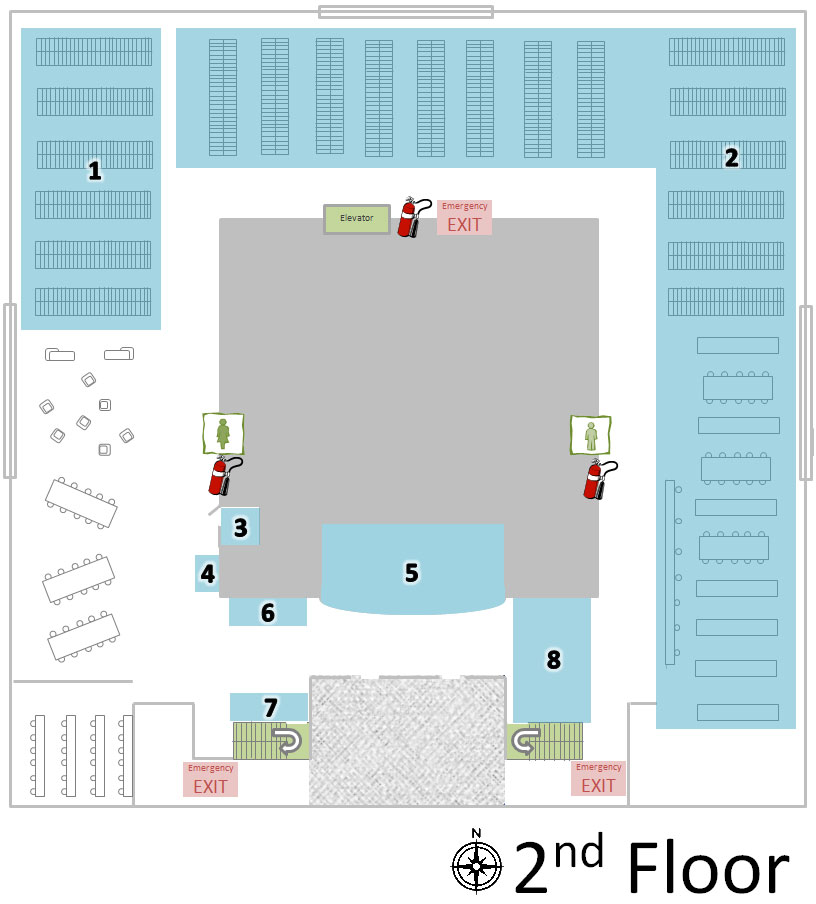 Simple Map - Map of Armacost Library - Armacost Library at University ...
