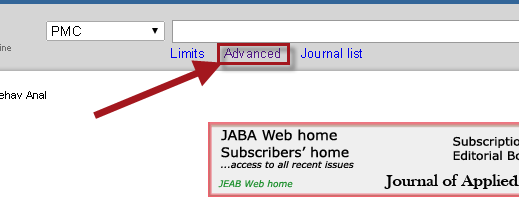How do I find articles from the Journal of Applied Behavior Analysis ...