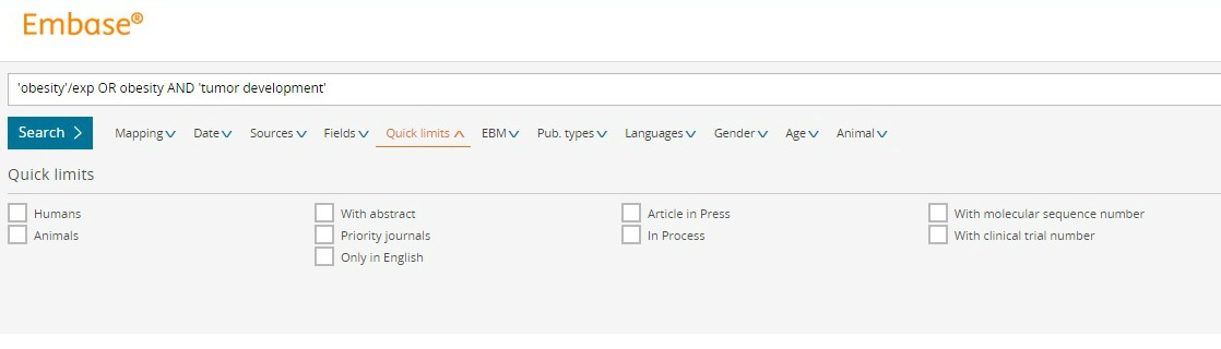 Refining the Search - Database Searching - LibGuides at Memorial Sloan ...