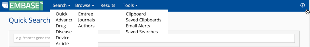 Searching EMBASE ™ - Getting Started: Finding Scholarly Articles ...